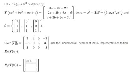 Solved Let T P R Be Defined By Chegg Com