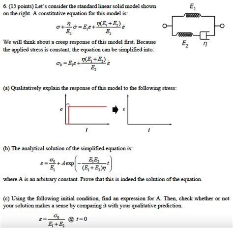 6 15 Points Lets Consider The Standard Linear
