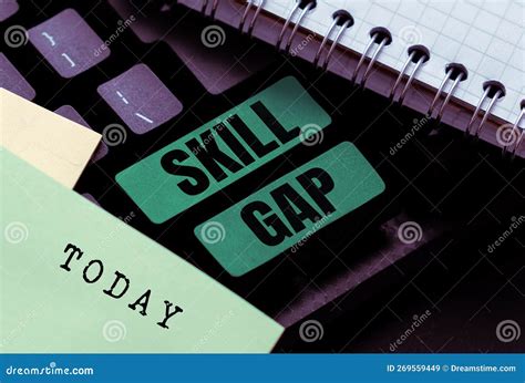 Conceptual Display Skill Gap Concept Meaning Refering To A Person S Weakness Or Limitation Of