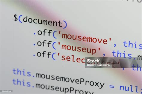 실제 자바 스크립트 코드 화면을 개발입니다 프로그래밍 워크플로 추상 알고리즘 개념입니다 근접 촬영의 자바 스크립트와 html 코드입니다 java 프로그래밍 언어에 대한 스톡