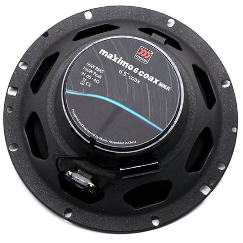 MOREL 6.5" Co-Axial Speakers- MAXIMO COAX 6MKII – CARPLUS