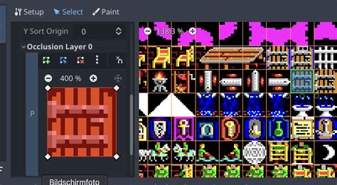 visibility of blocking tiles in a tilemap with occlusion layer r godot