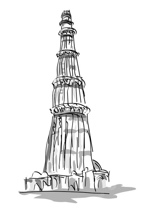 Qutub Minar Elevation