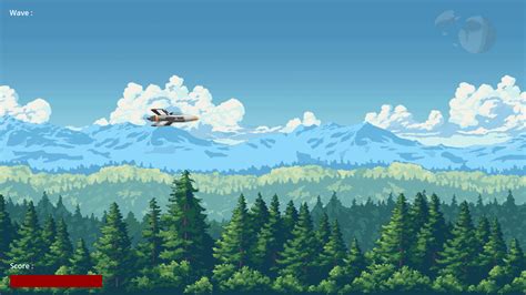 Parallax Forest Desert Sky Moon By Bongseng