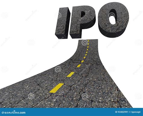 Ipo Initial Public Offering Company Going Public Road Stock