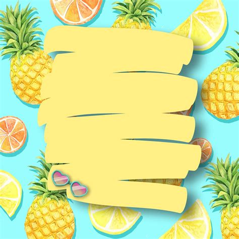 Download Summer Pineapple Background Royalty Free Stock Illustration