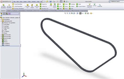Modeling A Chain In SolidWorks Solidworks Model Chain