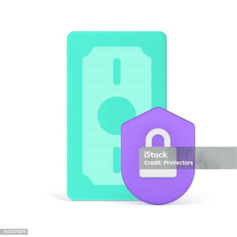 현금 돈 달러 통화 은행 안전 보안 보증 방패 잠금 3d 아이콘 현실적인 벡터 구매에 대한 스톡 벡터 아트 및 기타 이미지 구매 금융 녹색 Istock