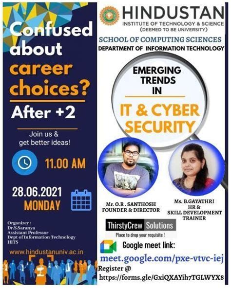 vadhana venumalar on linkedin cybersecurity webinar hindustan