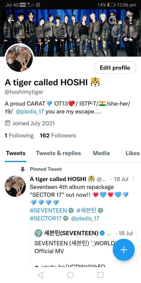 A Tiger Called Hoshi 🐯 On Twitter Why Is It Showing That Im Following Only 1 Person😭what Is