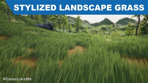 Unreal Stylized Landscape Material Grass Output Ue4 Tutorials 293