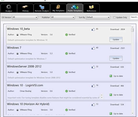 Vmware Os Optimization Tool Vworld