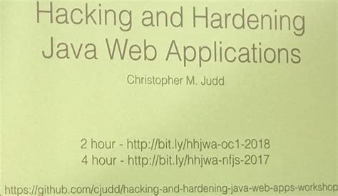 Hacking And Hardening Java Web Applications Workshop Ivonet