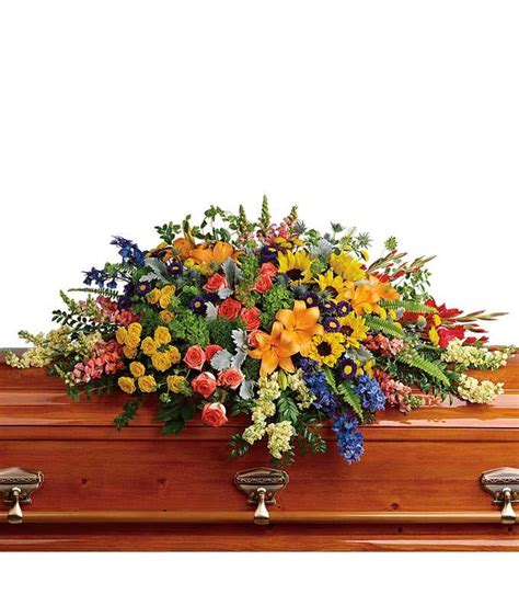 Garden Of Love Casket Spray At From You Flowers