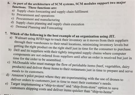solved as part of the architecture of scm systems scm