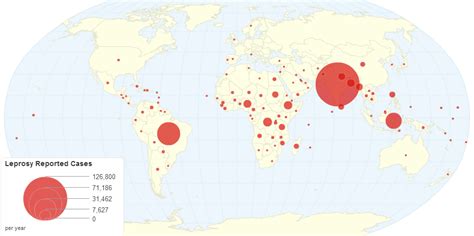 Leprosy Map Towards Zero Leprosy Global Leprosy Hansens Disease