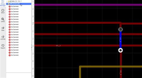 Pcb Design EasyEDA DRC Diameter Error Electrical Engineering Stack Exchange
