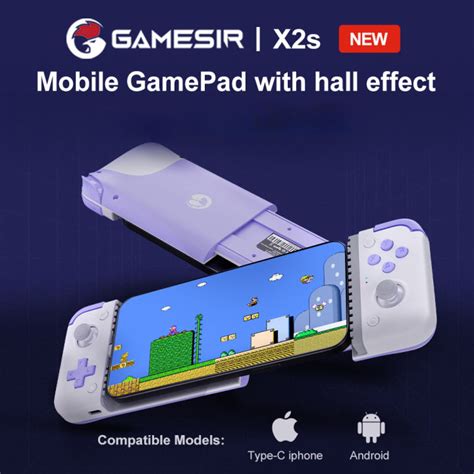 Original Gamesir X2s Type C Gamepads Mobile Phone Controller With Hall Effect Stick Trigger For