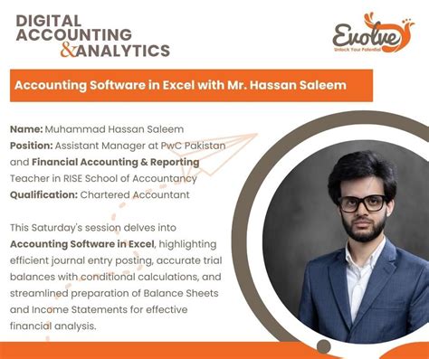 Learn How To Optimize Excel With Muhammad Saleem Evolve Learning Hub Posted On The Topic