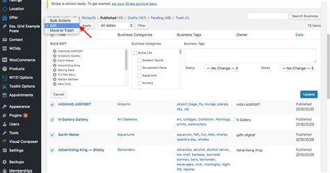 How To Bulk Edit Listings Or Businesses WYZI Documentation