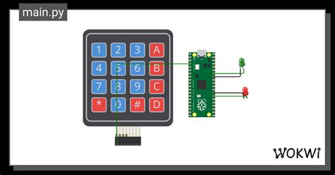 keypad oled servo led wokwi esp32 stm32 arduino simulator