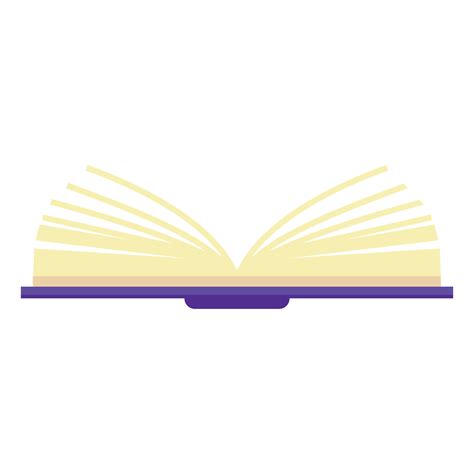 Open Book Icon Flat Style 15390658 Vector Art At Vecteezy