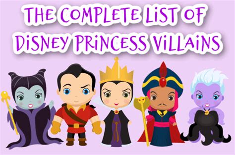 Top 118 Disney Villain Cartoon Characters