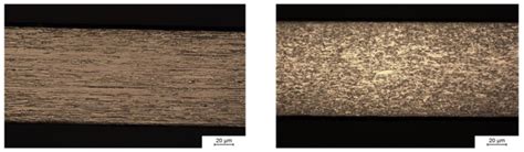 Mo Sheet Microstructure Cross Sections In Parallel To The Direction Of