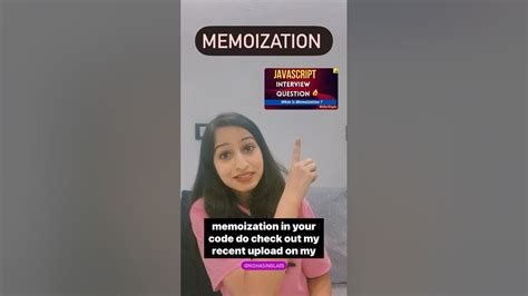 Memoization In Javascript 🔥🔥 Nishasingla Javascript Interview Youtube