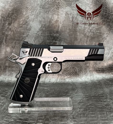 Wilson Combat 1911 Pistol Tactical Supergrade 5 45acp Stainless Steel