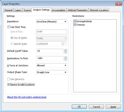 Exercise 5 Calculating Service Areas And Creating An Od Cost Matrix—arcmap Documentation