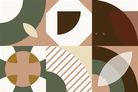 Style Geometrical Shapes Seamless Pattern It Consists Of A Polyhedron Such As A Circle Square