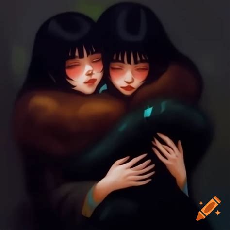 Miku Hugging Touching