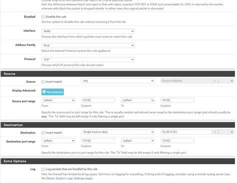 Can Anyone Tell Me What Im Missing When Trying To Open A Port On A Pfsense Firew Networking