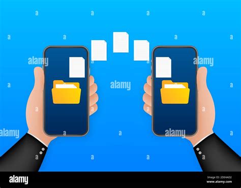 Data Image File Transfer Between Device Smartphone File Transfer Copy