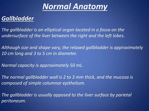 Gall Bladder And Biliary Tract Anomalies And Variants Pptx