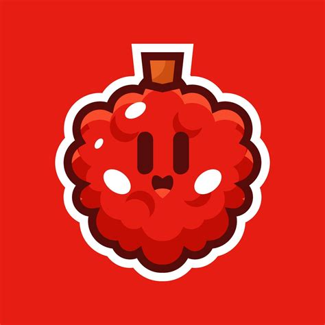 Raspberry Cartoon Vector Illustration 9514327 Vector Art At Vecteezy