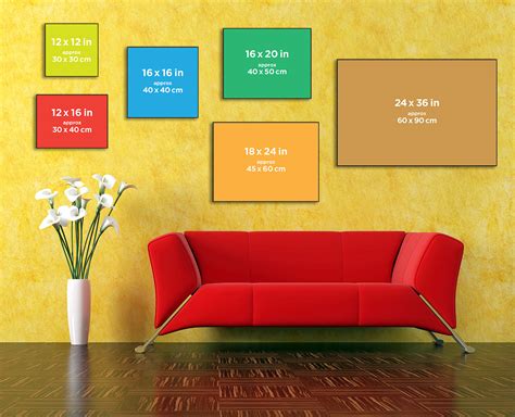 Canvas Sizes Artwork Salad
