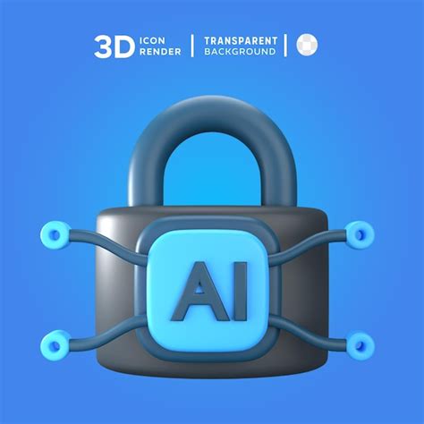 Premium Psd Psd Ai Lock 3d Illustration