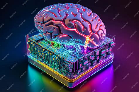 Premium Ai Image Ai Chipset With Human Brain On Computer Circuit Board Artificial Intelligence