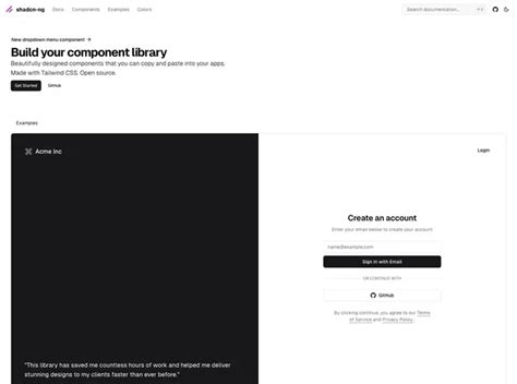 Shadcn Ng By Adrian Ub A Undefined Template Built At Lightspeed