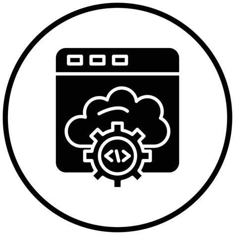 Web API Icon Style Vector Art At Vecteezy