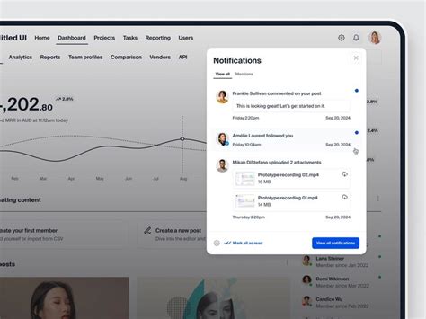 Notifications Modal Untitled UI App Design Layout Ecommerce Web Design Web Ui Design
