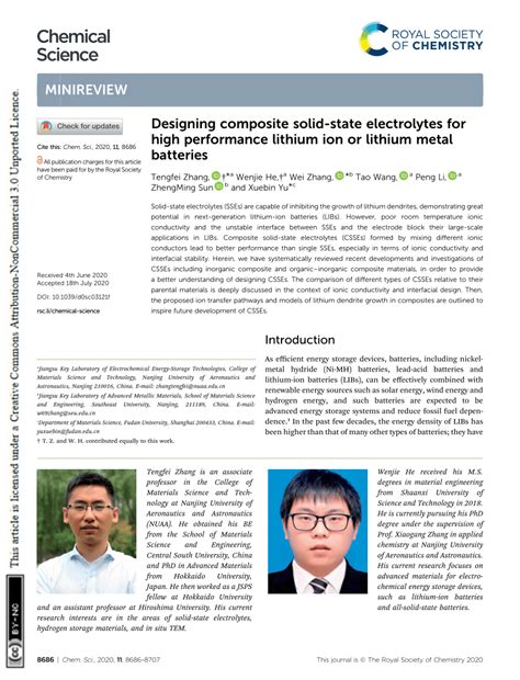 Pdf Designing Composite Solid State Electrolytes For High Performance Lithium Ion Or Lithium