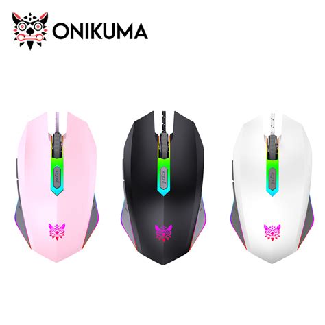 Onikuma Kame Gaming Mouse เม้าส์เกมมิ่ง เม้าส์เล่นเกม ออฟติคอล ความแม่นยำสูงปรับ Dpi 1200 7200