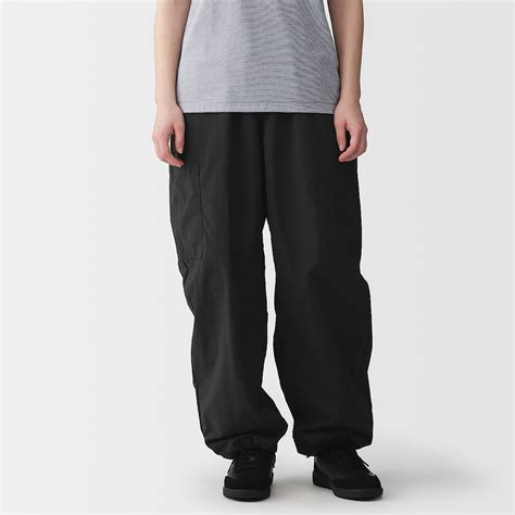 Ws Water Repellent Utility Easy Wide Fit Pants Muji