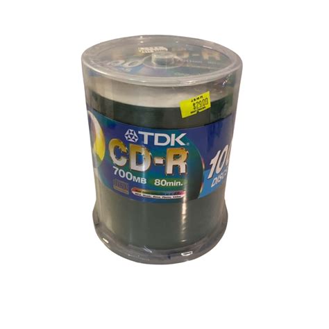 Tdk Cd R 100 Discs S