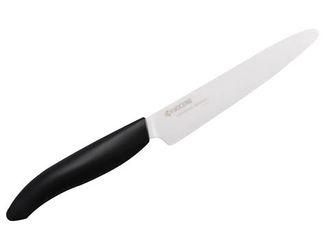 Micro Serrated Utility Knife 125cm Blade Ceramic Kitchen Knives And