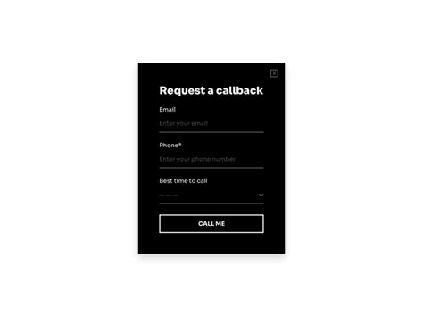 how to add a callback request form to your website templates