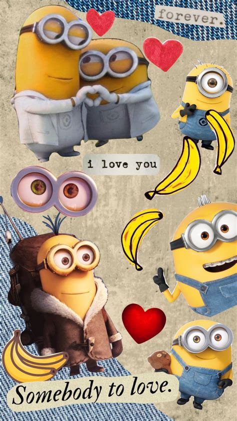 Minions Kevin Bob Stuart Otto Minions Despicable Me Somebody To Love Forever Me Stuart